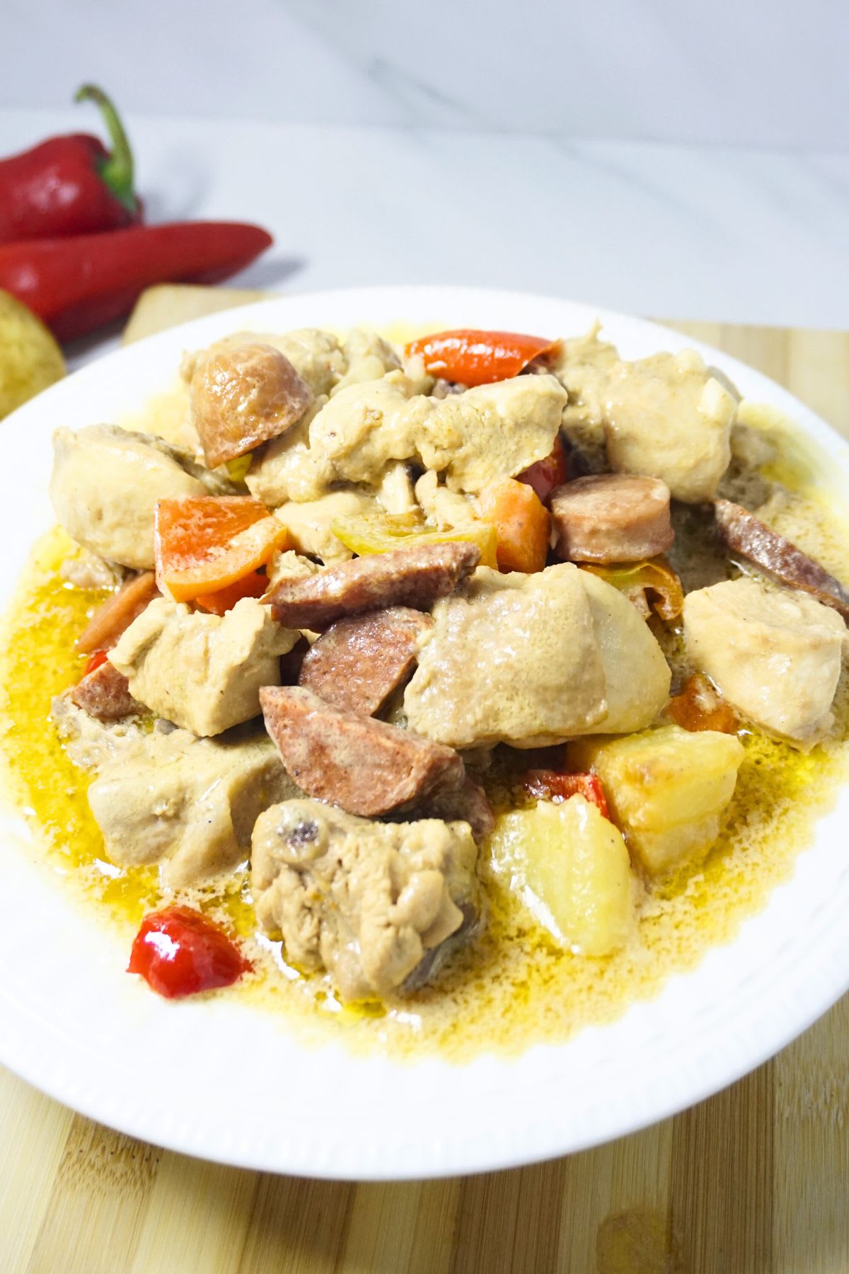 Filipino Chicken Pastel - Happy Muncher