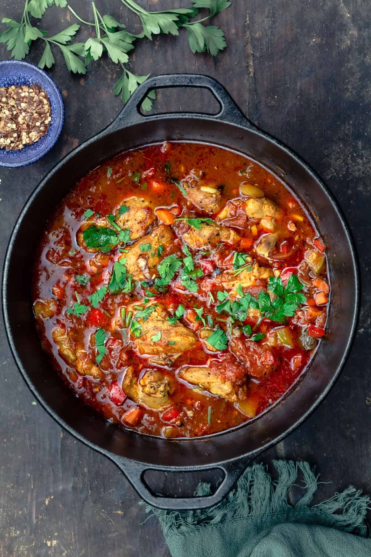 Medieval Spiced Chicken Stew - Happy Muncher