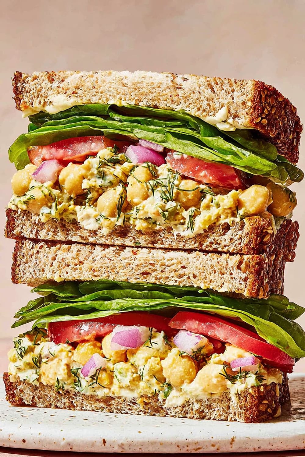 Chickpea Salad Sandwich - Happy Muncher