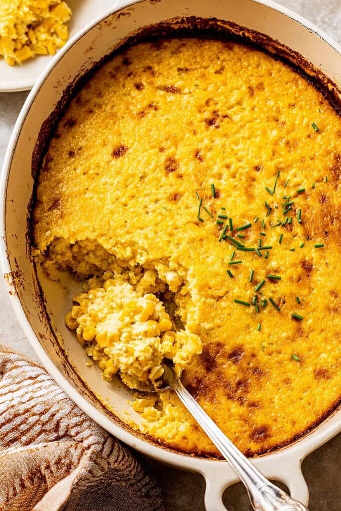 Creamed Corn Pudding - Happy Muncher