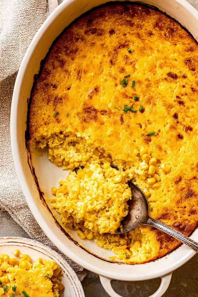 Creamed Corn Pudding - Happy Muncher