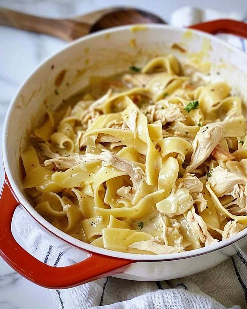 Amish Chicken and Noodles - Happy Muncher