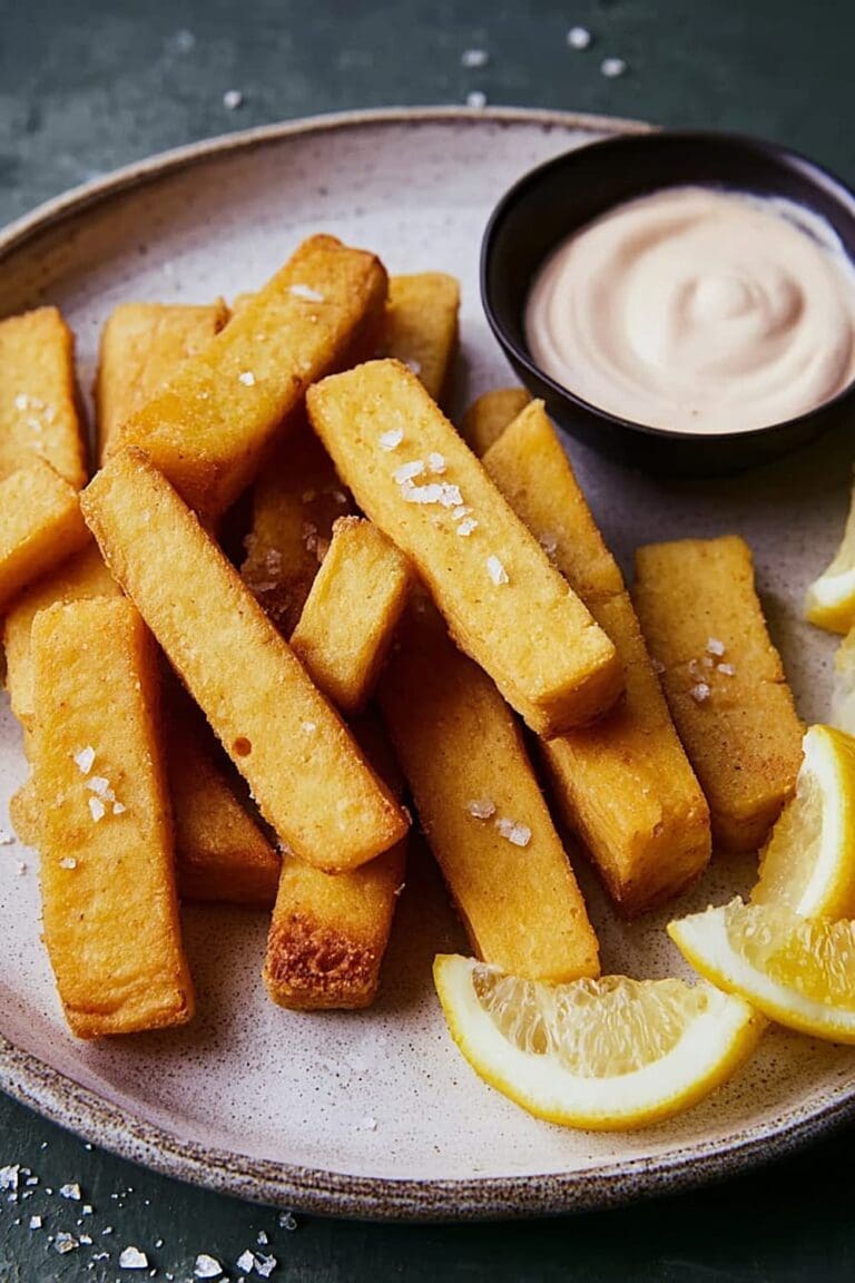 Panisse (Chickpea Fries) - Happy Muncher