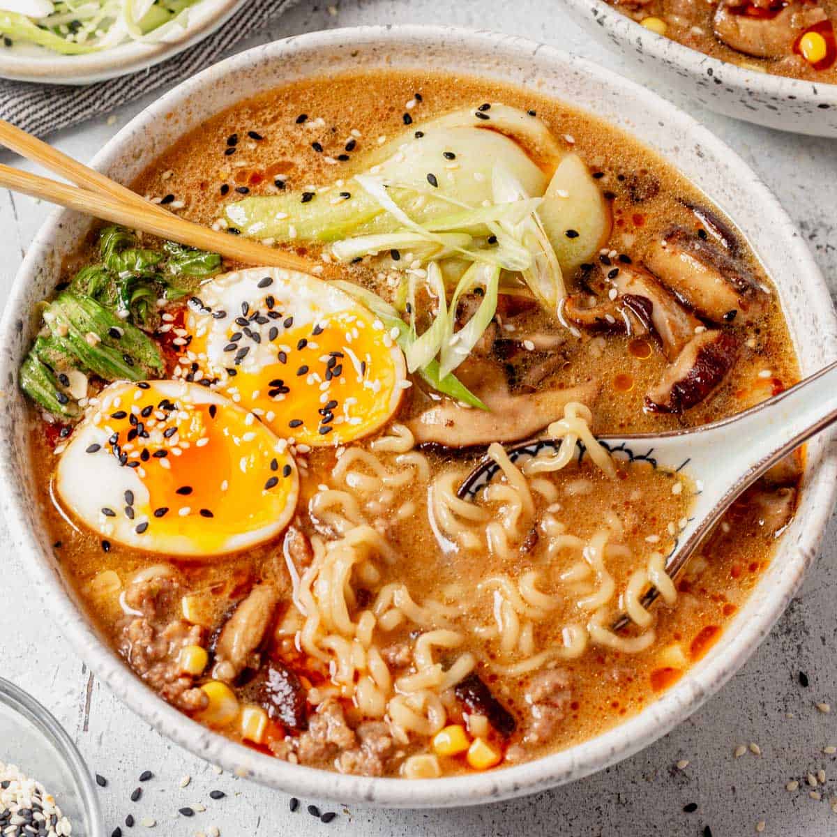 Easy Miso Pork Ramen - Happy Muncher