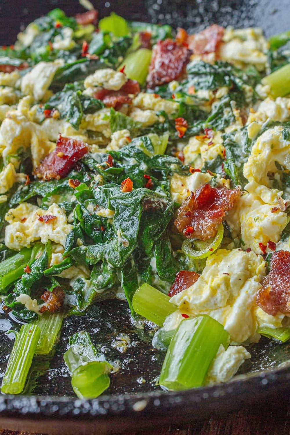 Southern-Style Polk Salad with Eggs + Bacon (Poke Salad Recipe) - Happy ...