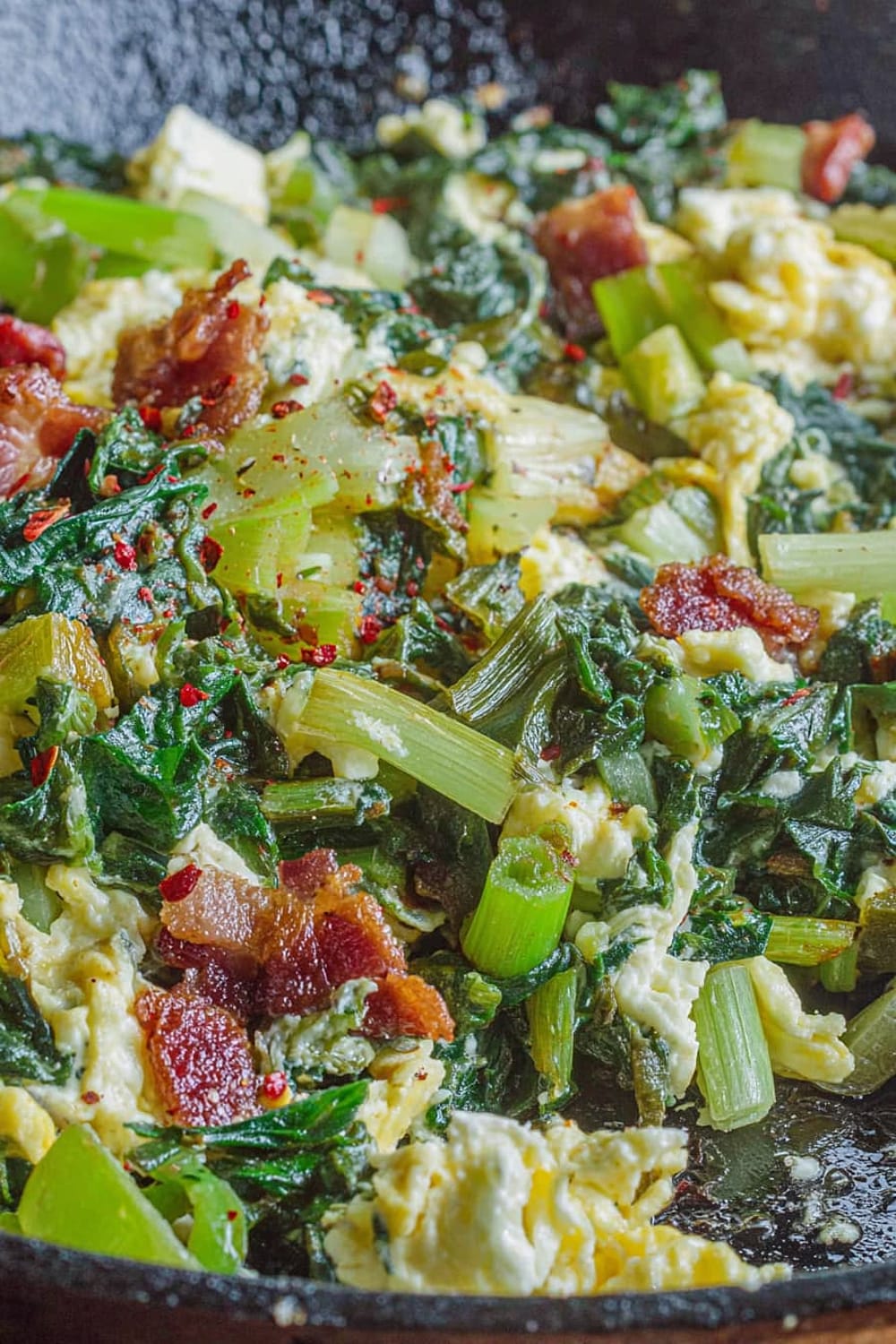 Southern-Style Polk Salad with Eggs + Bacon (Poke Salad Recipe) - Happy ...
