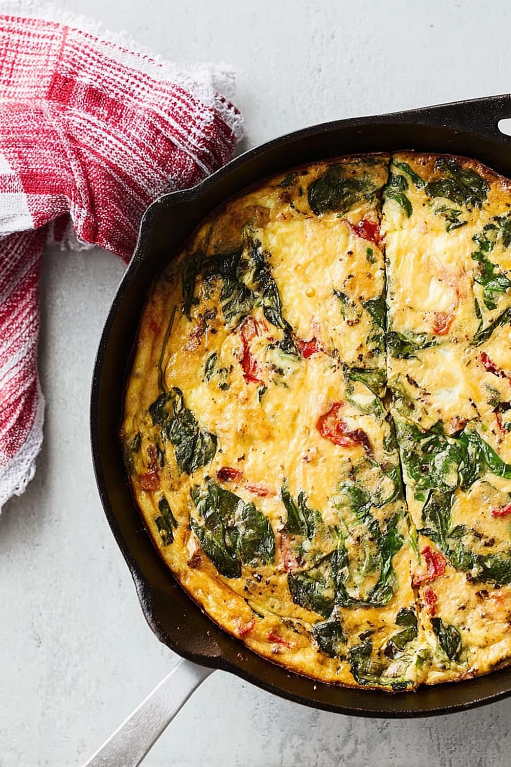 No-Chop, High-Protein Veggie Frittata - Happy Muncher