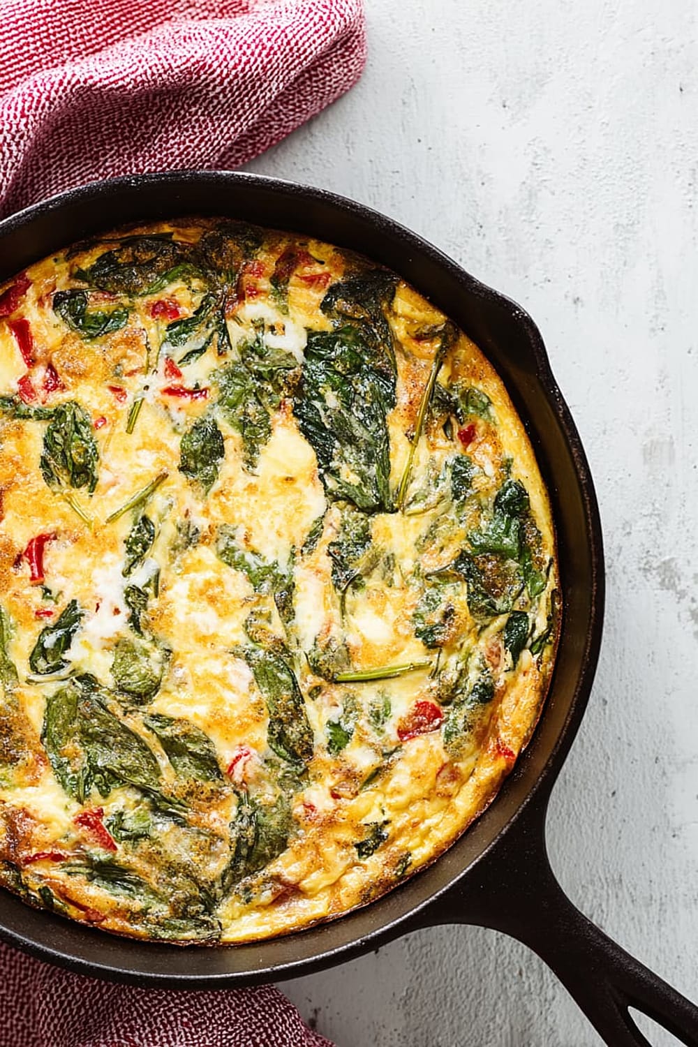 No-Chop, High-Protein Veggie Frittata - Happy Muncher