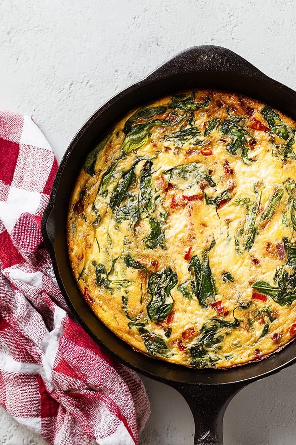 No-Chop, High-Protein Veggie Frittata - Happy Muncher