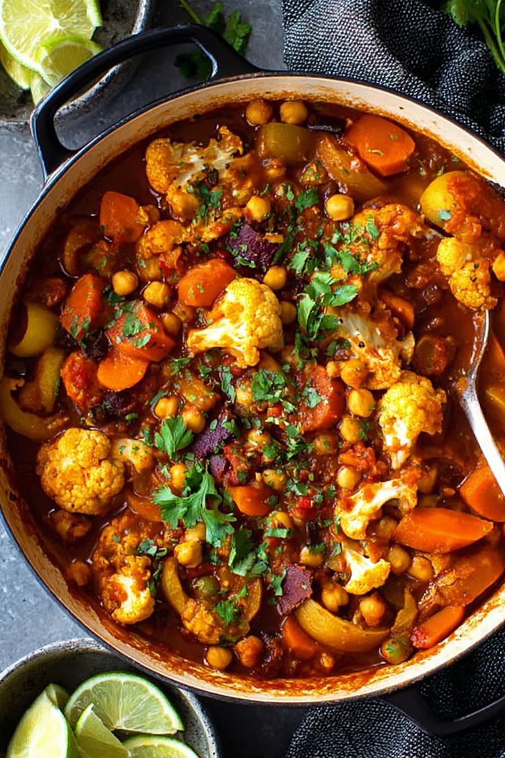Easy, One Pot, Moroccan Vegetable Tagine - Happy Muncher