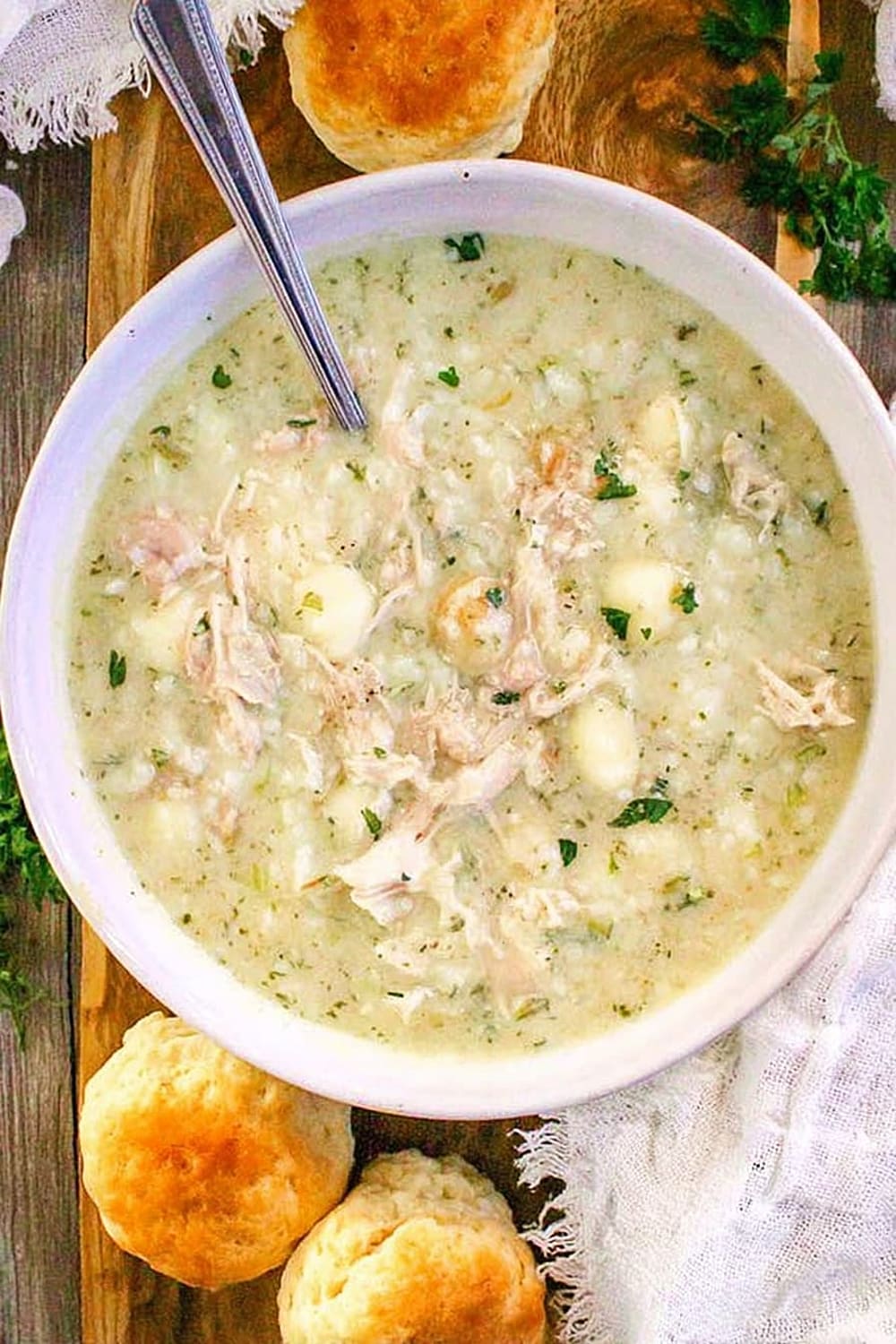 Country Classic Chicken Rivel Soup - Happy Muncher