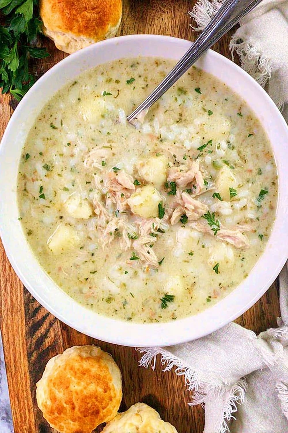 Country Classic Chicken Rivel Soup - Happy Muncher