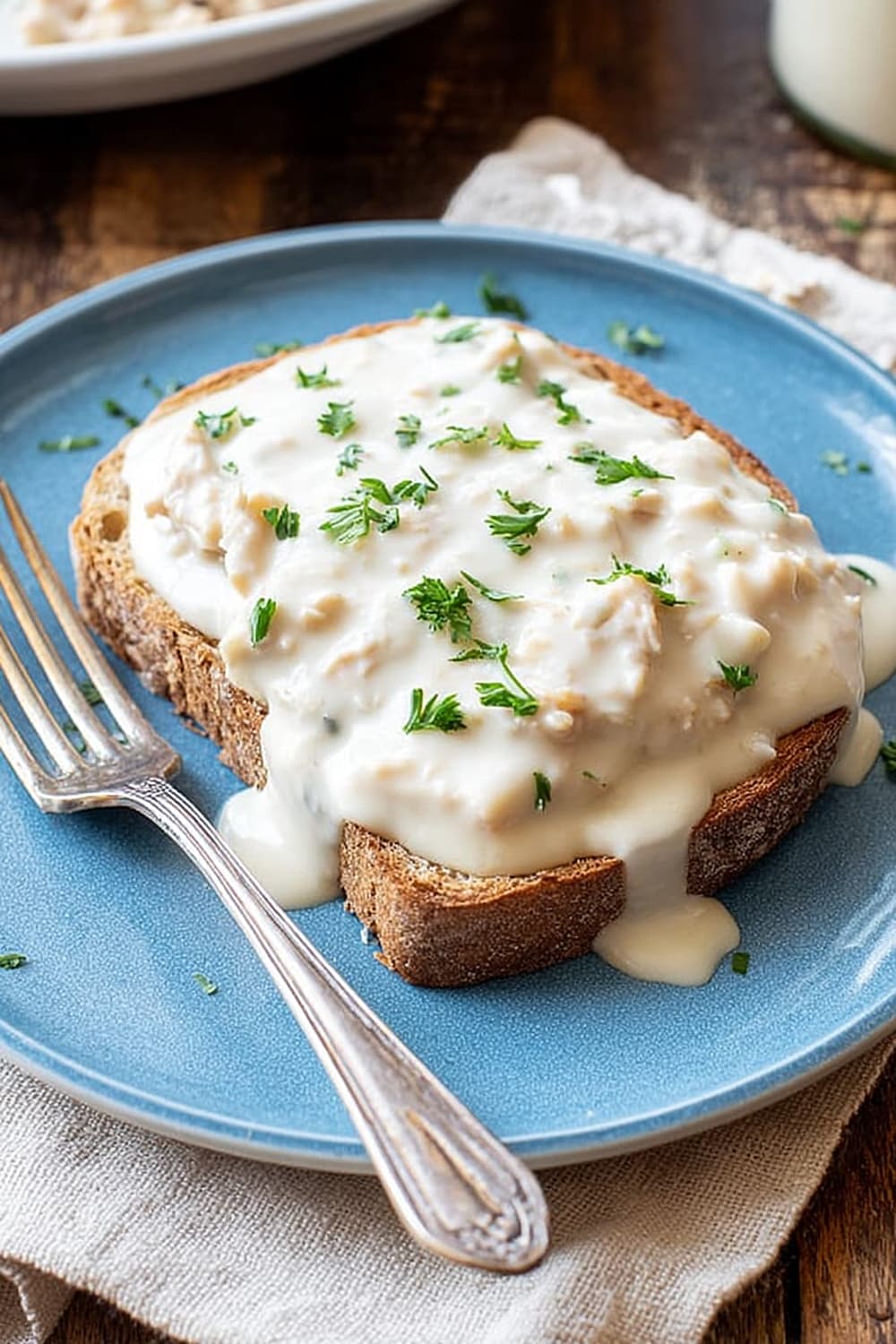 Creamed Tuna on Toast - Happy Muncher