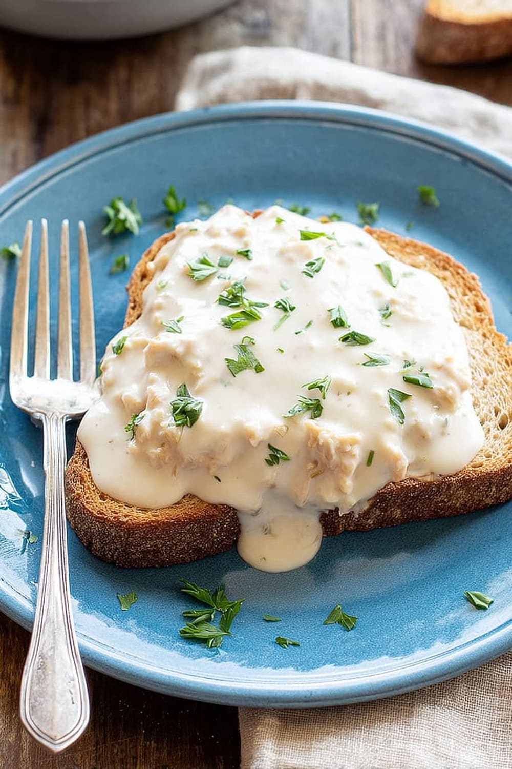 Creamed Tuna on Toast - Happy Muncher
