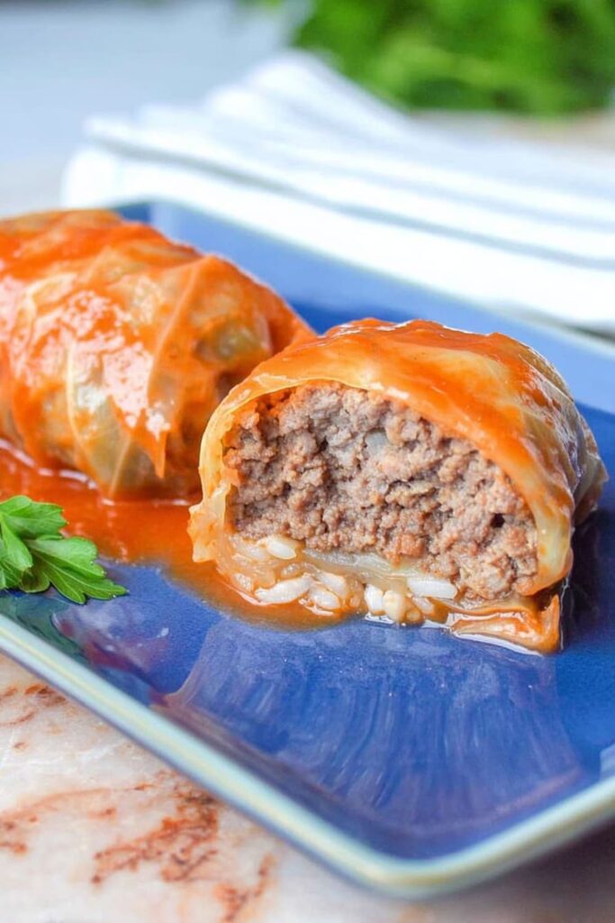 Halupki Stuffed Cabbage Rolls - Happy Muncher