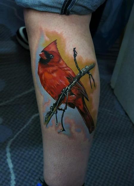 30 Beautiful Cardinal Tattoos - Happy Muncher
