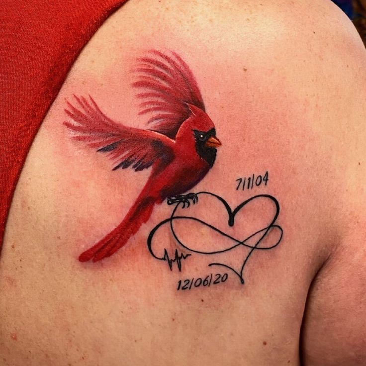 30 Beautiful Cardinal Tattoos - Happy Muncher