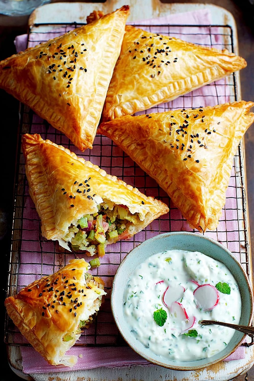 Spicy Vegetable Turnovers - Happy Muncher