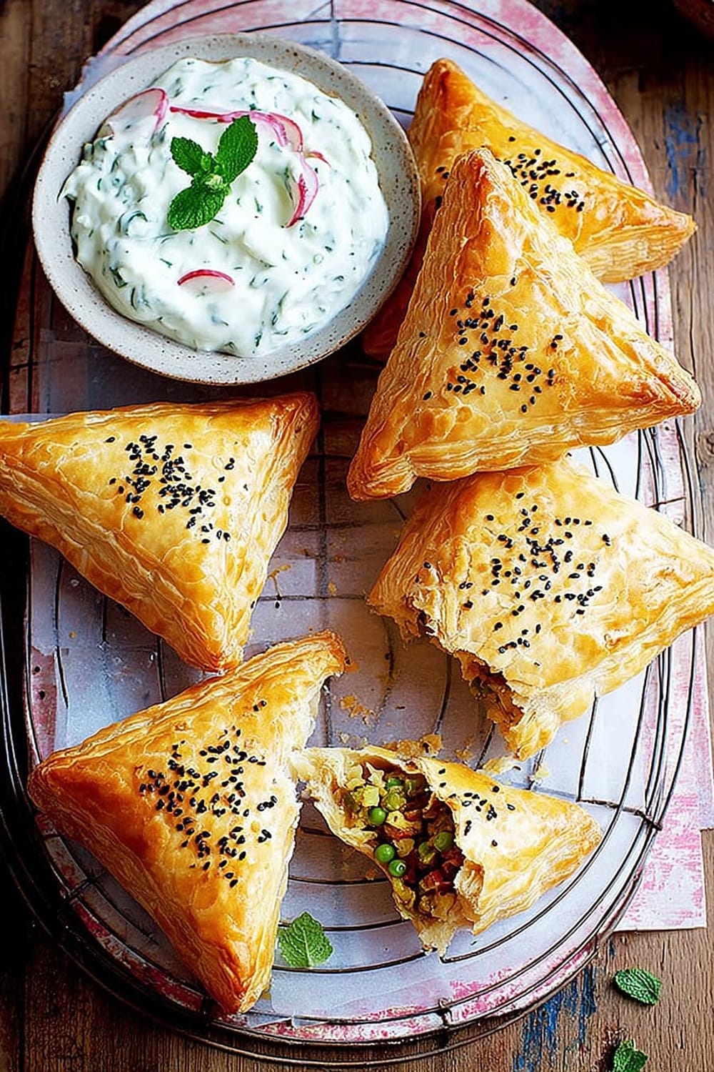 Spicy Vegetable Turnovers - Happy Muncher