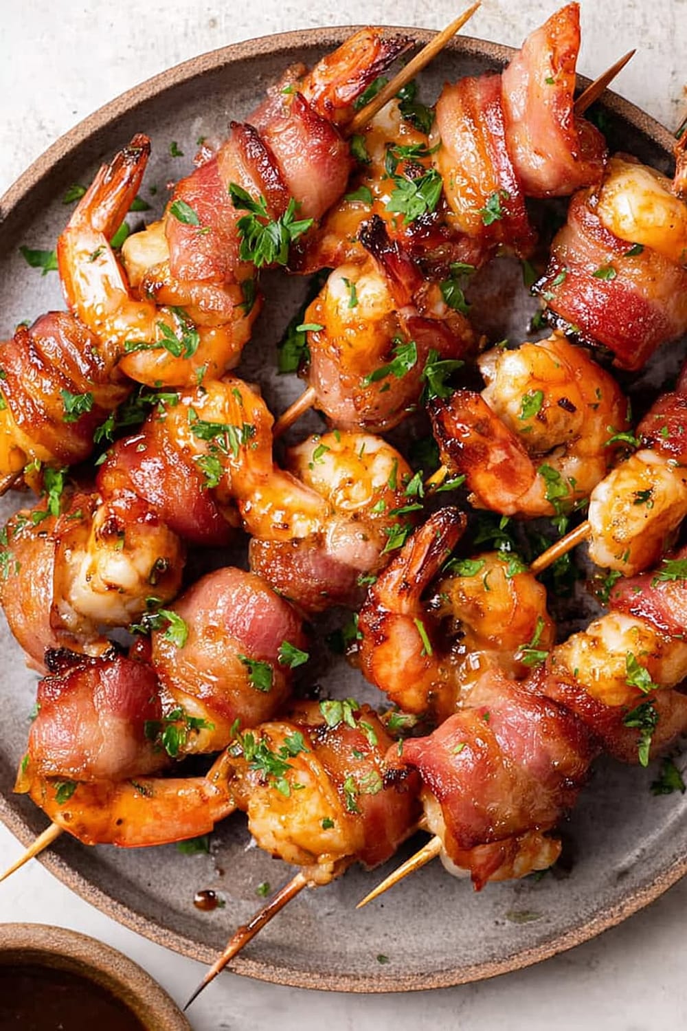 Bacon Wrapped Shrimp - Happy Muncher