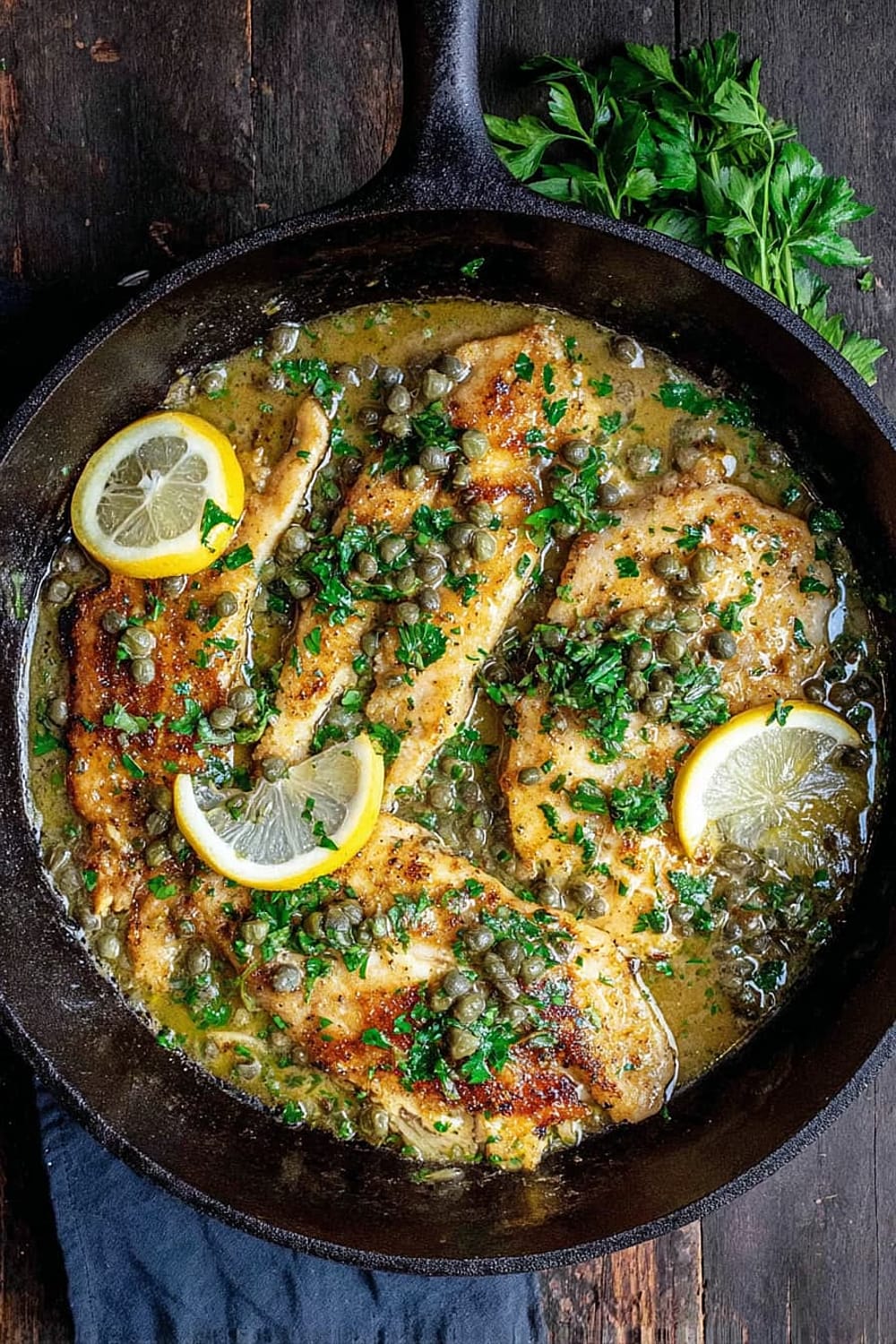 20-Minute Fish Piccata - Happy Muncher
