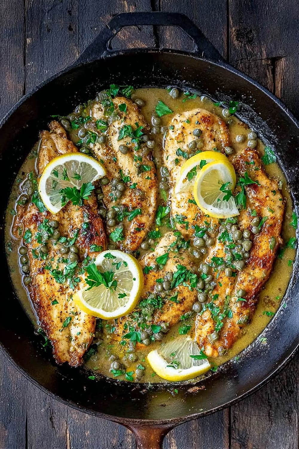 20-Minute Fish Piccata - Happy Muncher