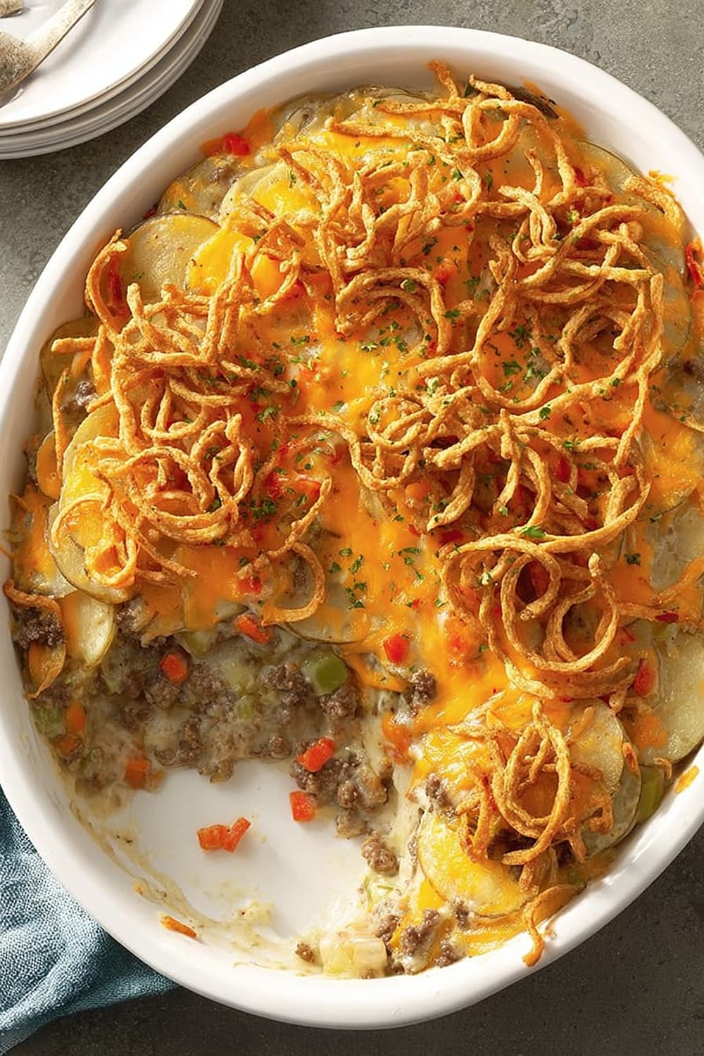 Church Supper Hot Dish - Happy Muncher