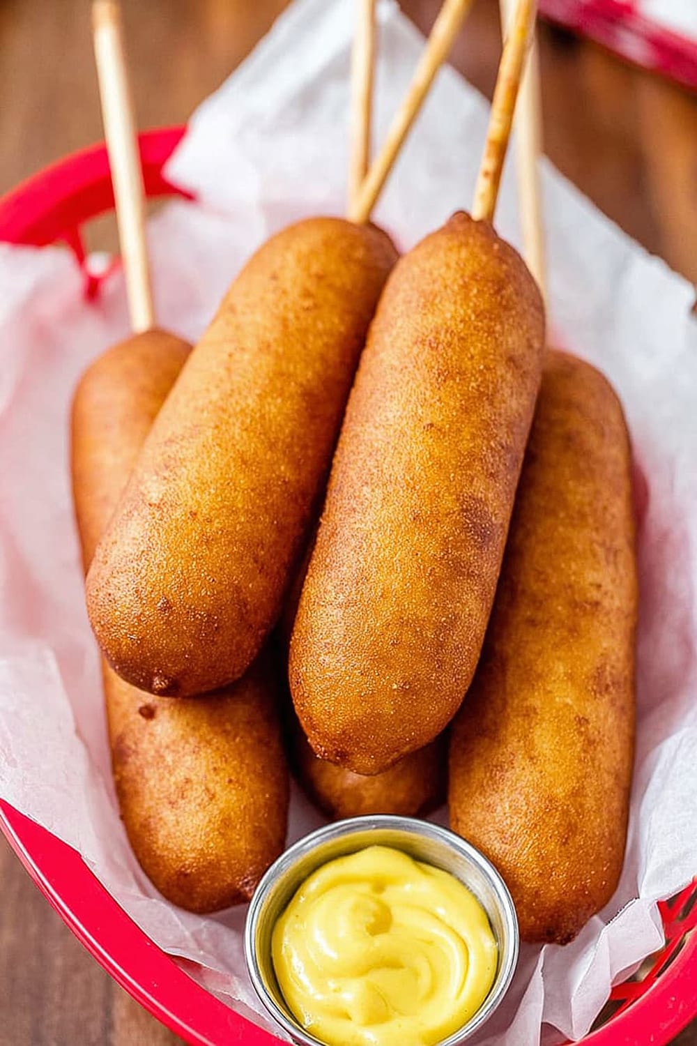 Homemade Corn Dogs Recipe - Happy Muncher
