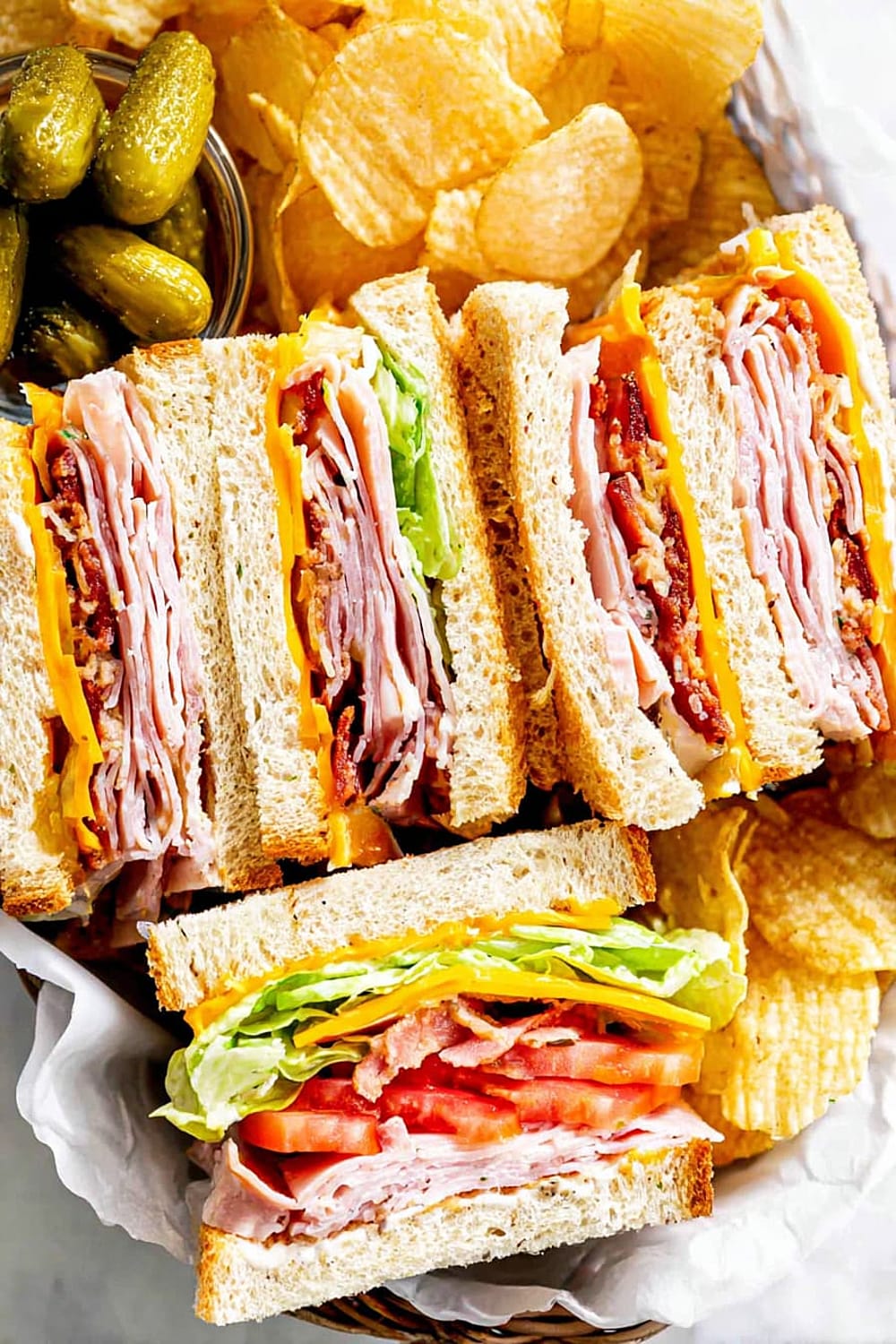 Classic Club Sandwich Recipe - Happy Muncher