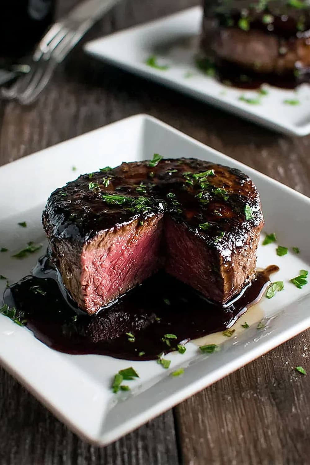 Filet Mignon with Red Wine Sauce - Happy Muncher