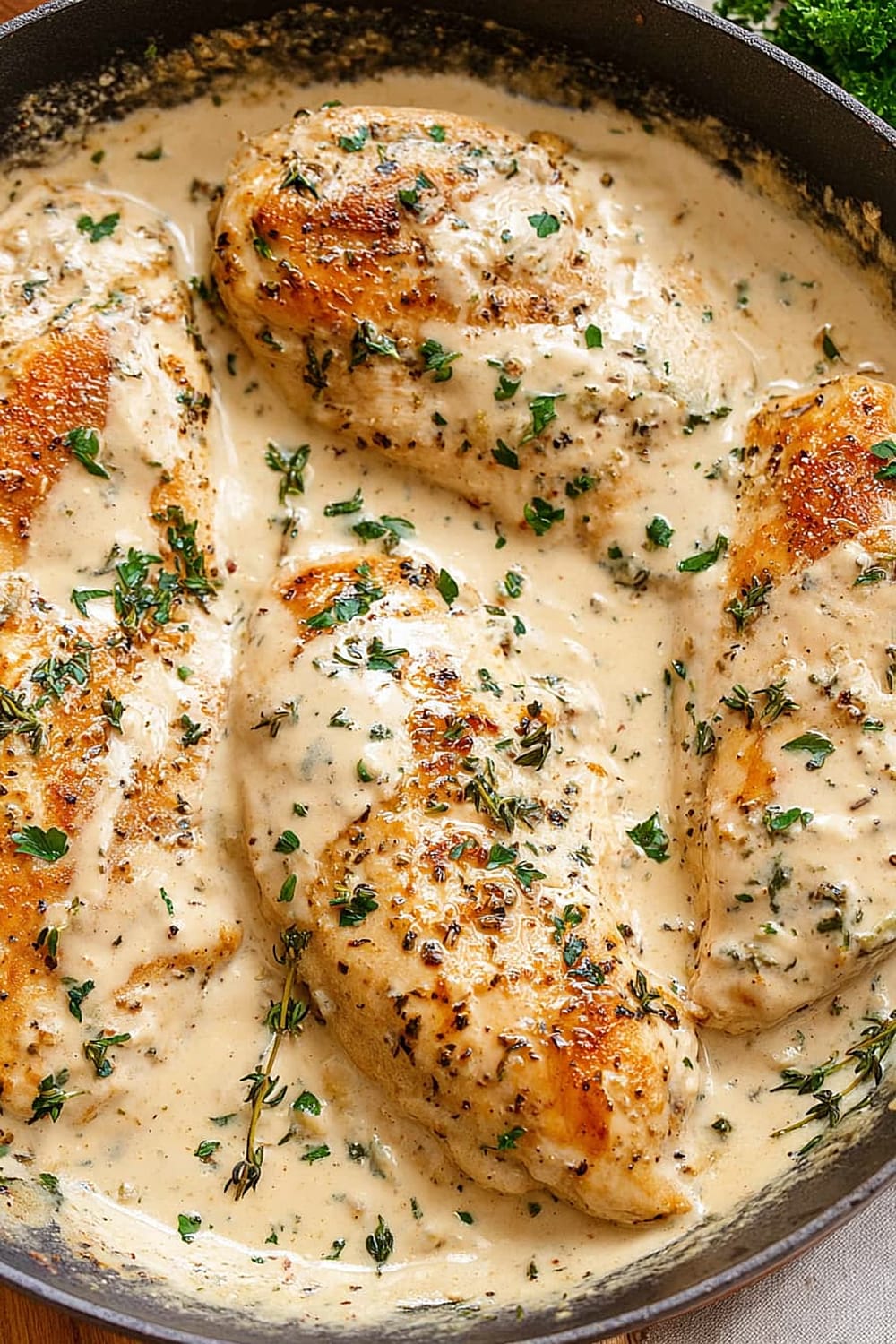 Creamy Boursin Chicken - Happy Muncher
