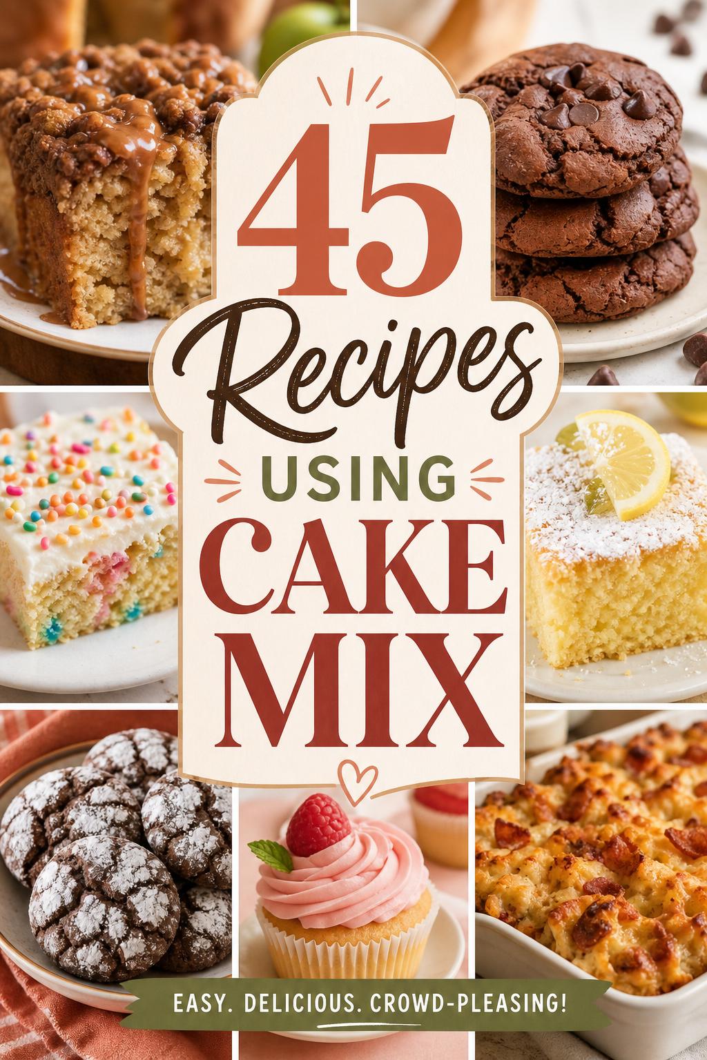 45 Recipes Using Cake Mix - Happy Muncher